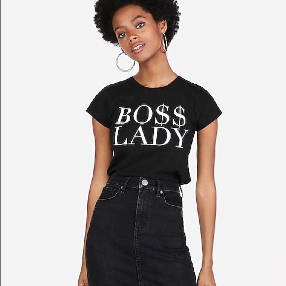 Express | Tops | Nwt Boss Lady Tshirt | Poshmark